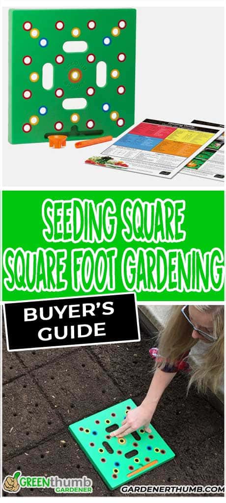 Seeding Square Review: Square Foot Gardening Tool | Green Thumb Gardener